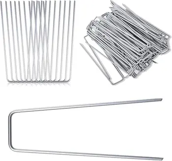 20pcs Garden Landscape Sod Staples Garden Staples U Shaped Ground ...