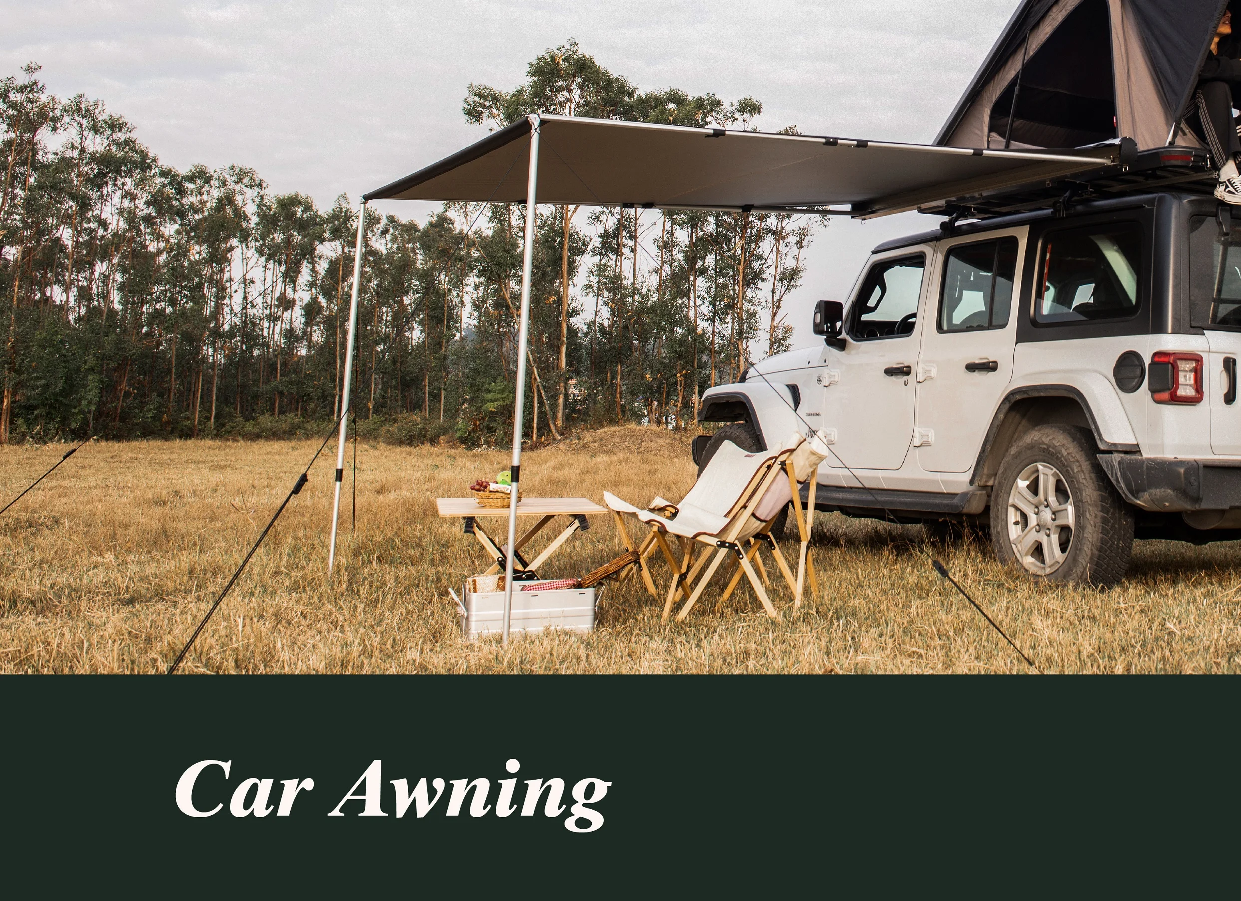 Wild Land Outdoor Waterproof Retractable Vehicle Tent Sun Shelter Pull ...