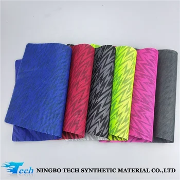 Shoe Material Colorful Mesh Flyknit Fabric For Sports Shoe Upper - Buy ...