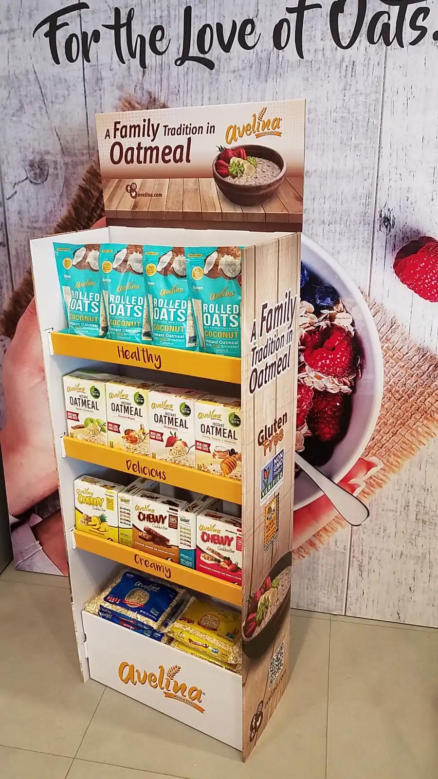 Custom Retail Store Paper Display Racks - Free Standing POS