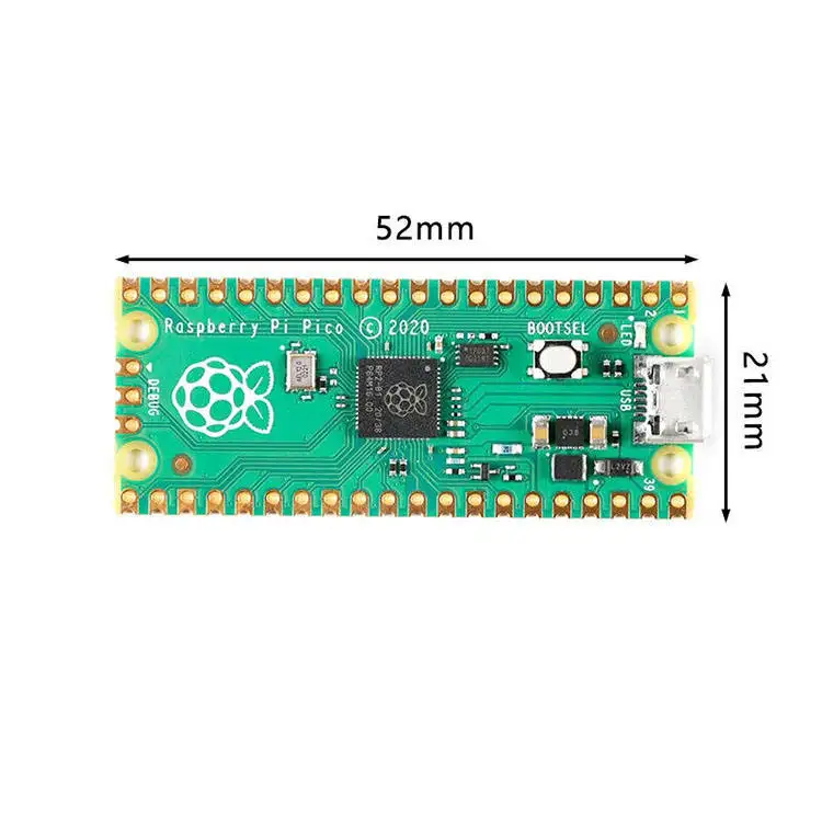 Original Raspberry Pi Pico Rp2040 Wireless With Headers Soldered Pico H W Raspberry Pi Pico Wh ...