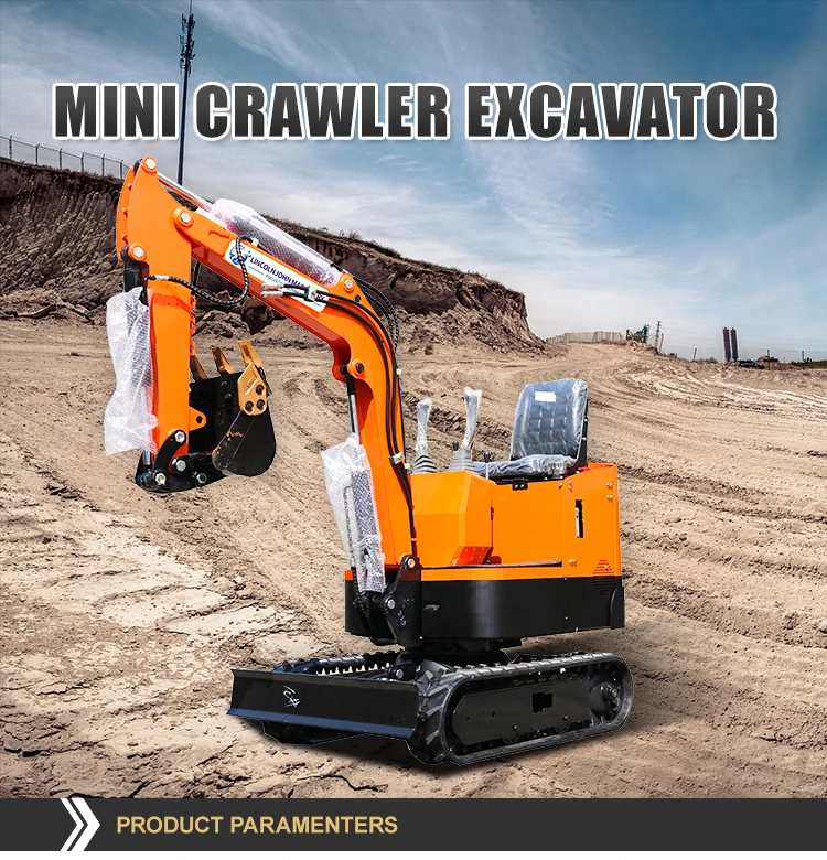 Simple Operation Customizable With Accessories Mini Excavator 0.8 Ton ...