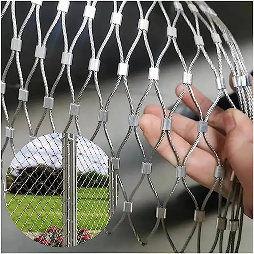 Stainless Steel Clasp 304 316 Zoo Bird Cage Balustrade protection ...