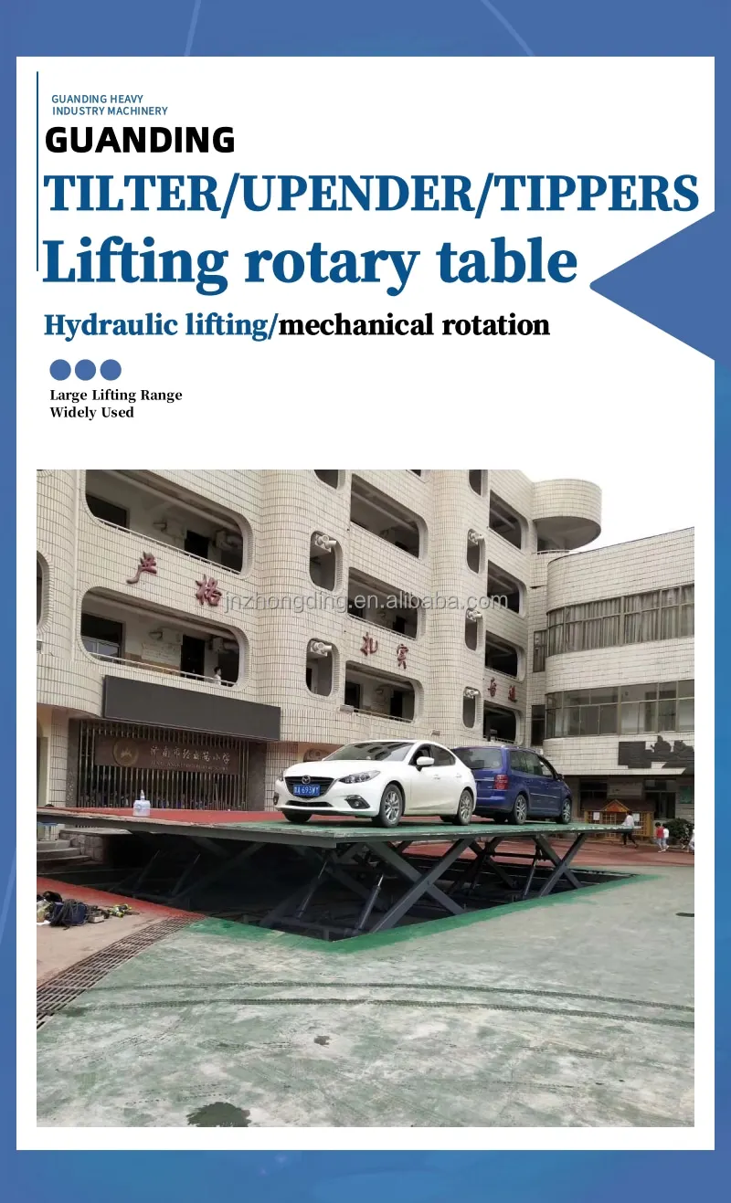 Car Rotating Platform 360 Degree Display Rotating Hydraulic Stage ...