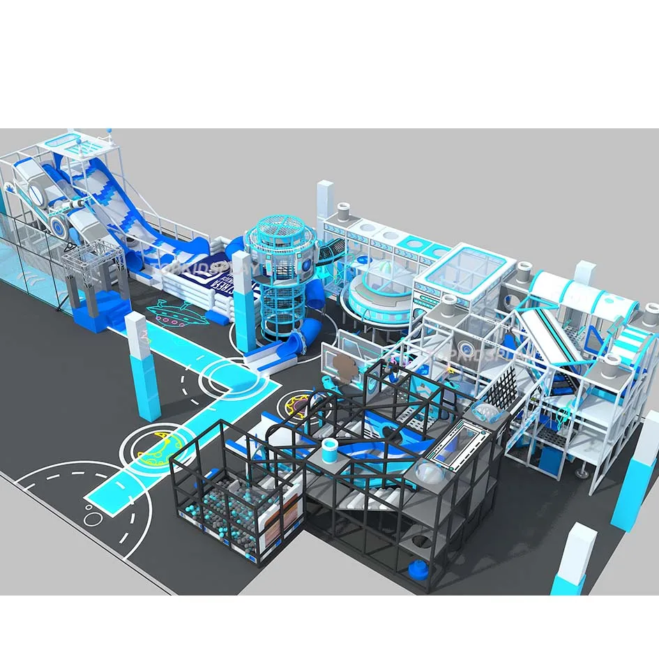 ASTM TUV Approved Amusement Center Modular Kids Games Indoor Playground ...