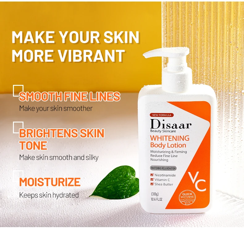 Disaar Quick Whitening Vitamin C Body Lotion - Firming & Nourishing
