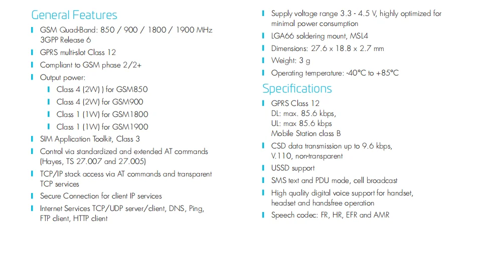 Cinterion Bgs5 Wireless Module With Advanced Processing Power - Buy ...
