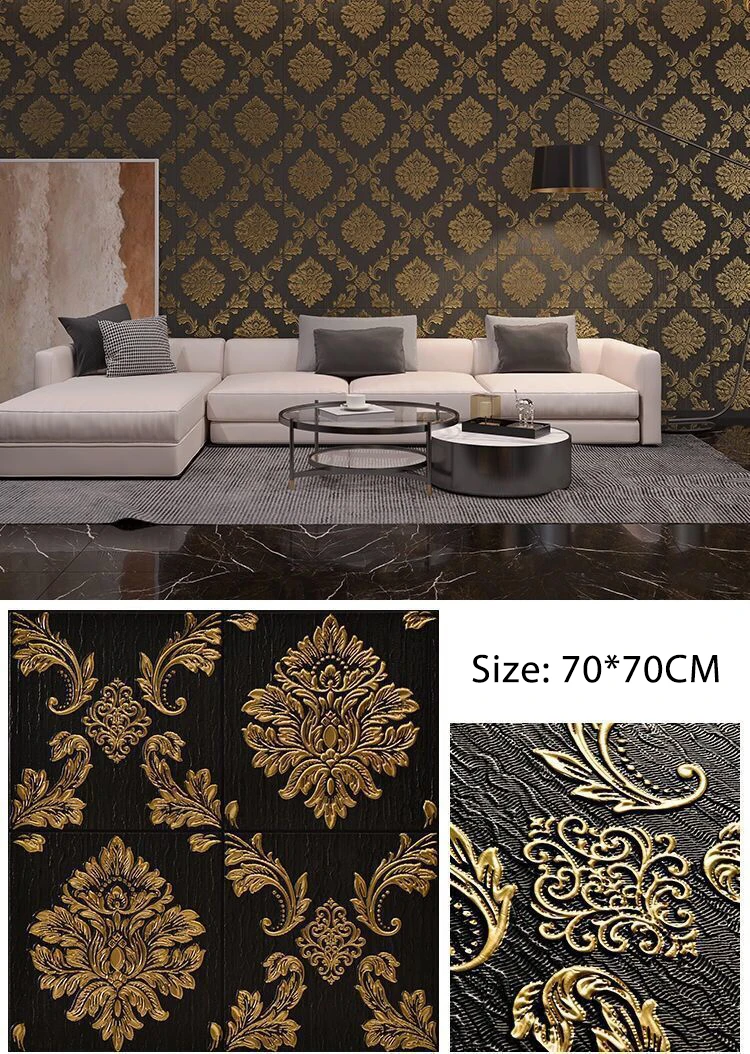 Others Wallpapers/wall Panels 3d Wall Paper Luxury Sticker