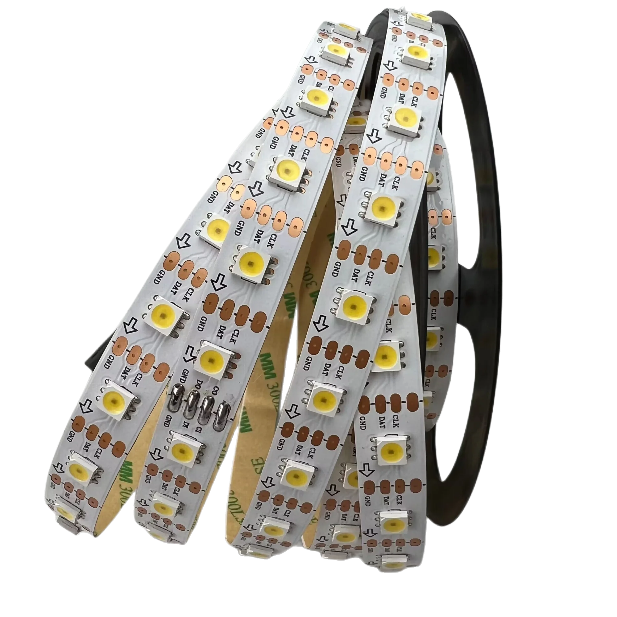 DC5V APA-102C/SK9822 WHITE Color(6500K) Addressable LED Pixel Strip ...