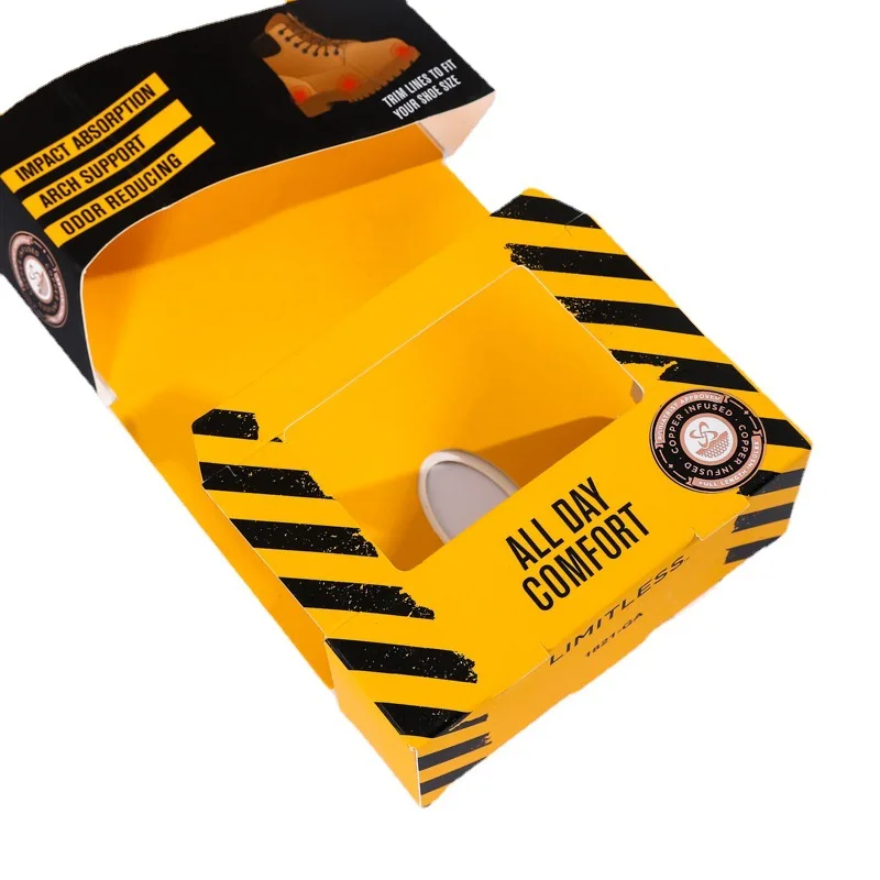 Factory Price Custom Logo Printed Shoe Insole Packaging Box - Buy Box ...