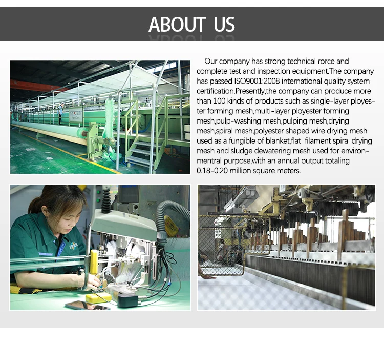 High Quality Weaving Fabrics For Paper Mill Polyester Fiber Dryer Mesh ...