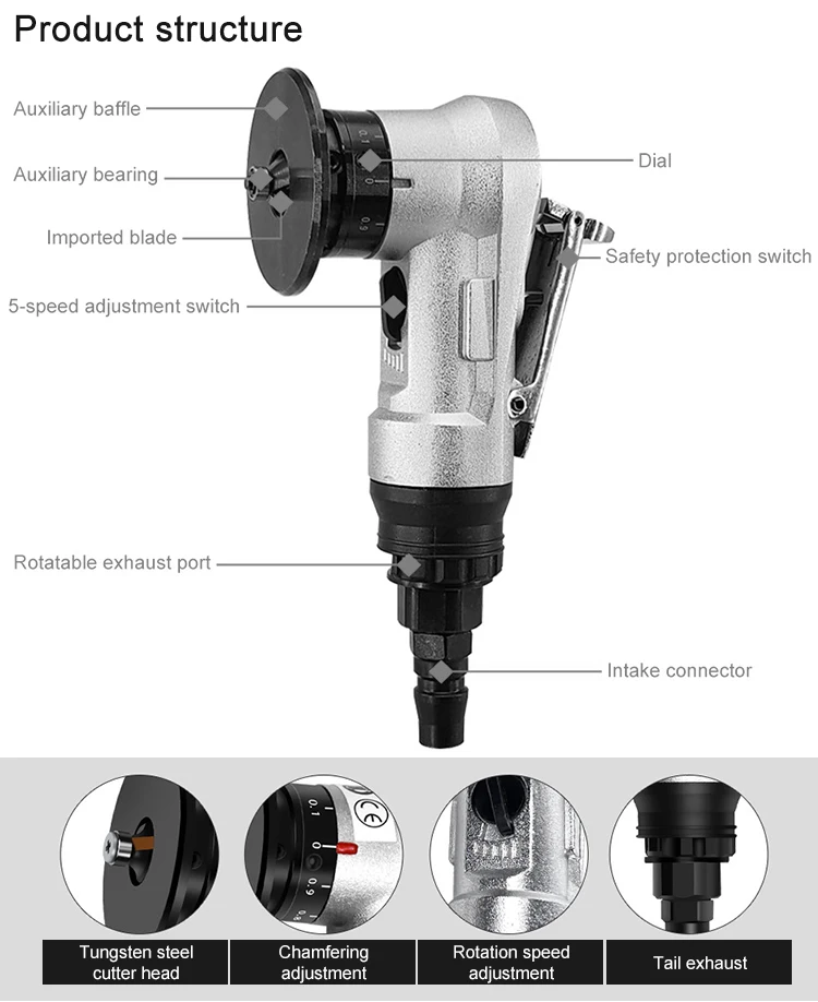 Hand-held Pneumatic Chamfering Machine Woodworking Edge Sealing Angle ...
