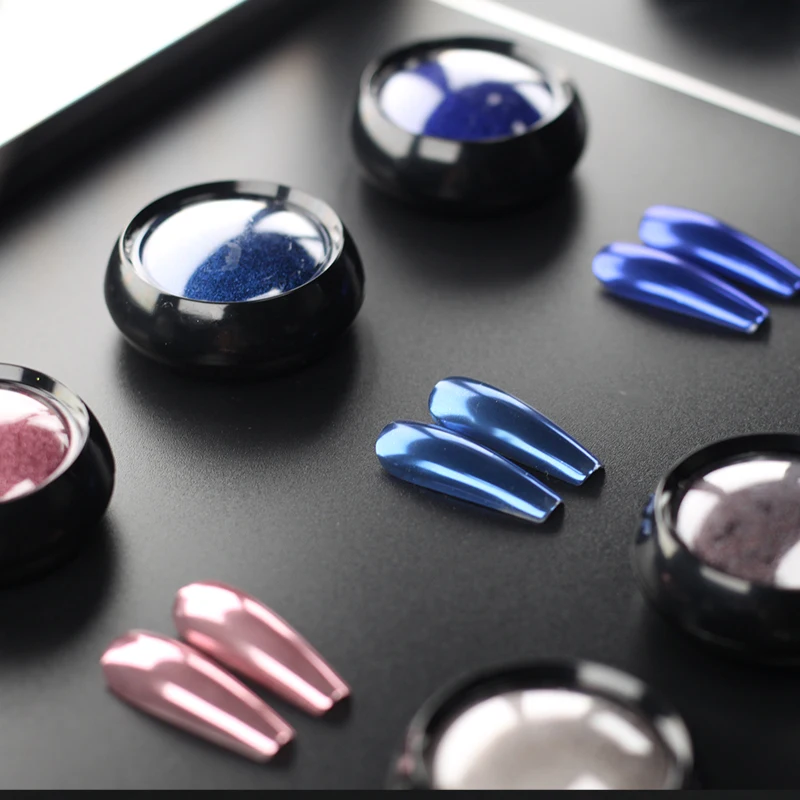 Chrome Powder Coating Mirror Effect Nail Kit Professional Mirror Powder ...