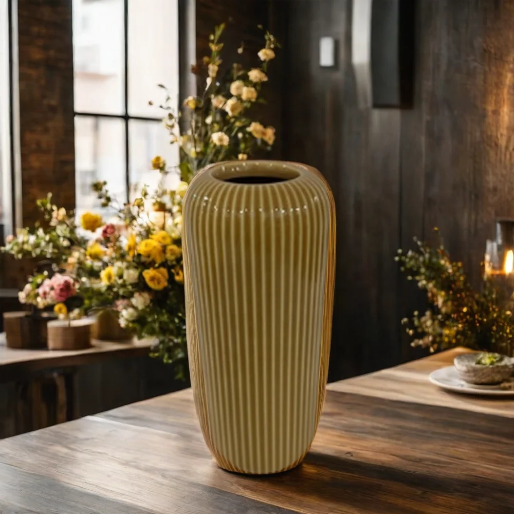 Modern 3d Printed Porcelain & Ceramic Vase With Transparent Glaze For ...