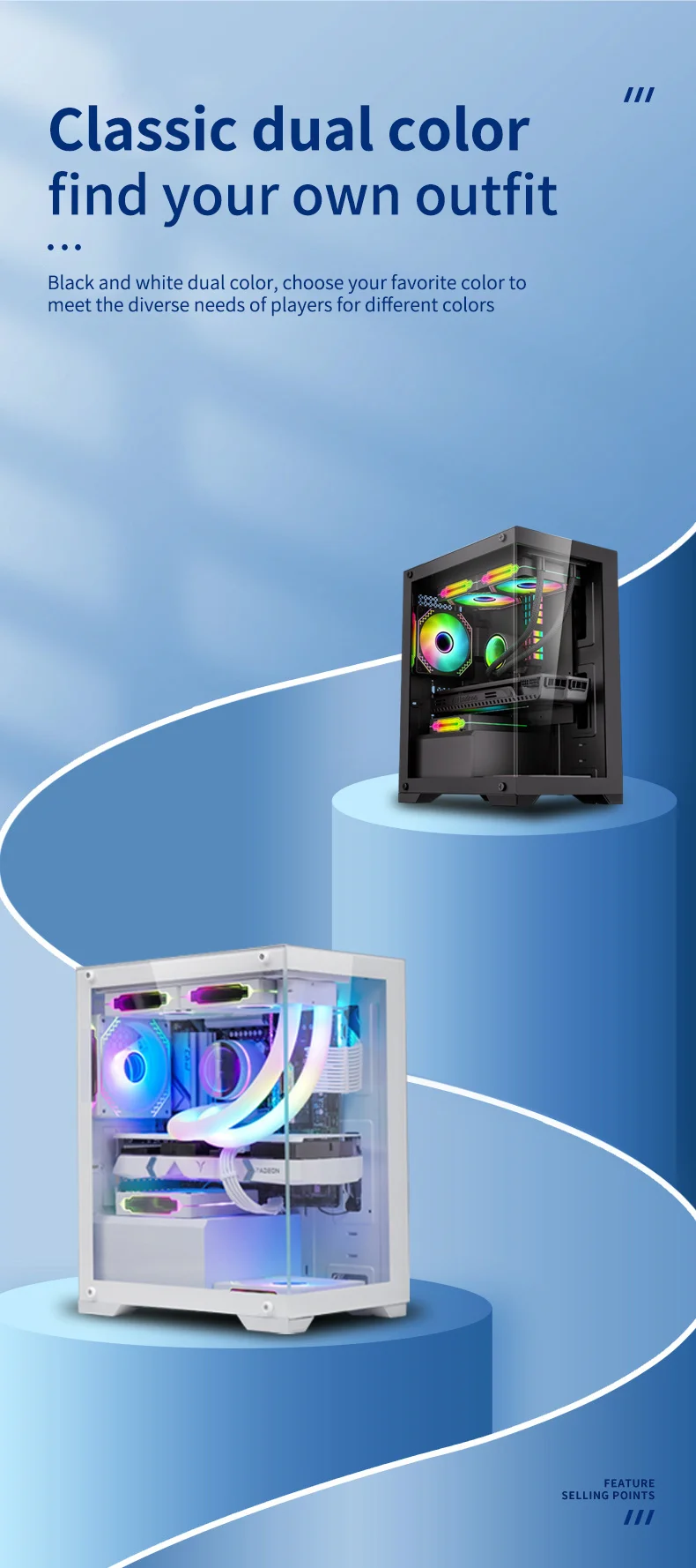 Gaming PC Cases - Tempered Glass ATX Towers by Locingcool