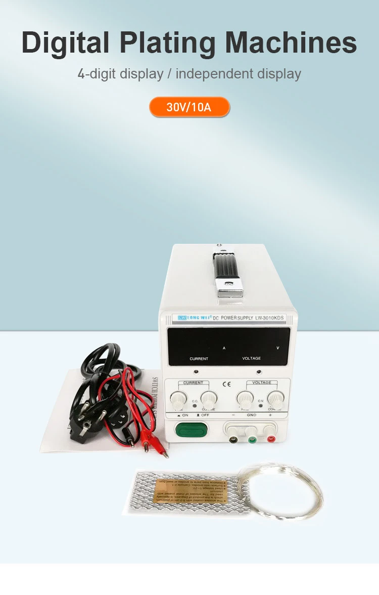 30V 10A Jewelry Gold Digital Electroplating Machine Plating ...