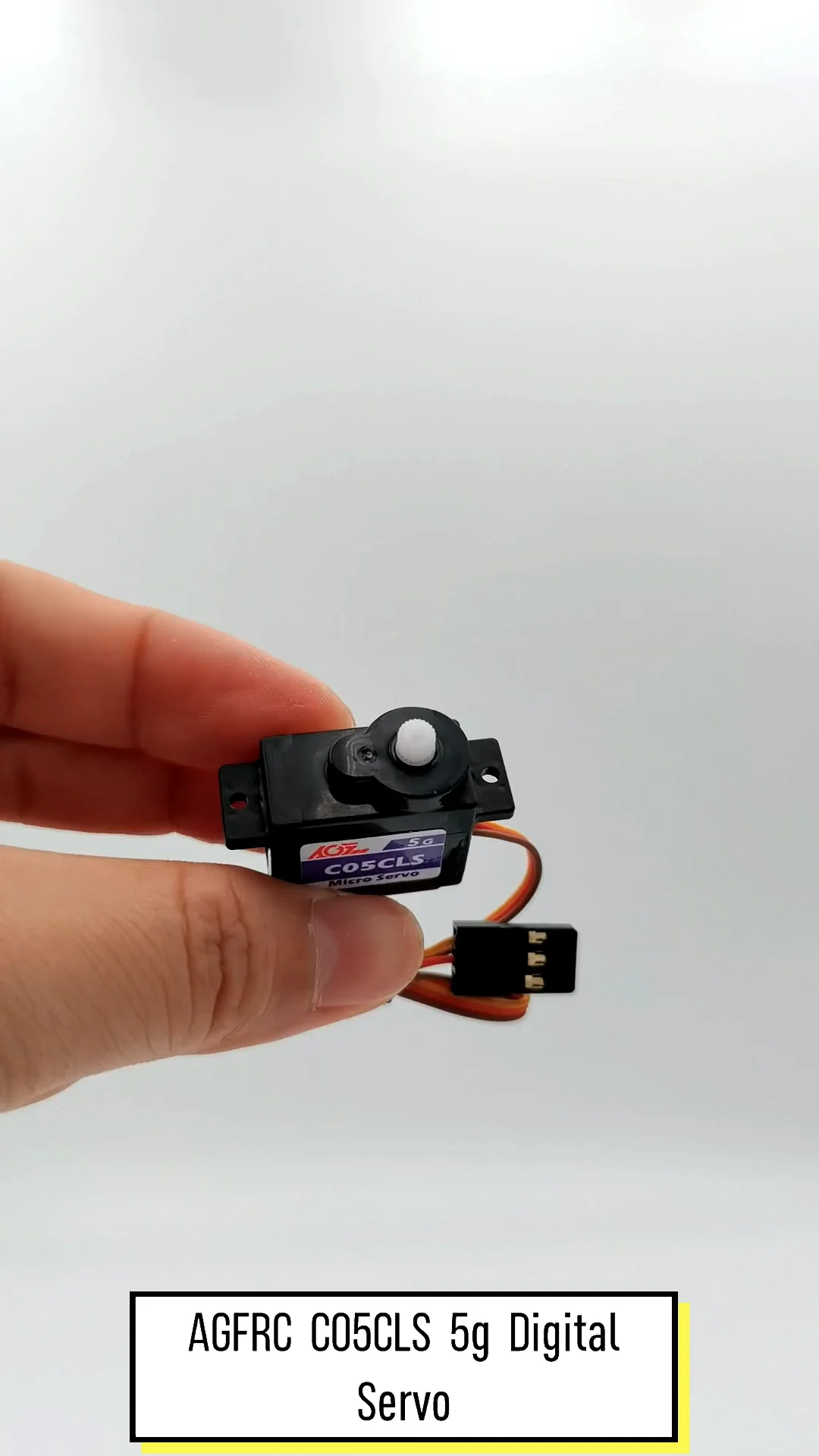 Agfrc Ultra Micro 5g Plastic Gear 1kg High Torque 6.5v Digital Mini ...