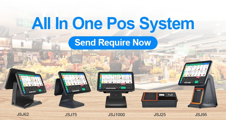 JSJ4100 Dual Screen Cash Register - Efficient POS System