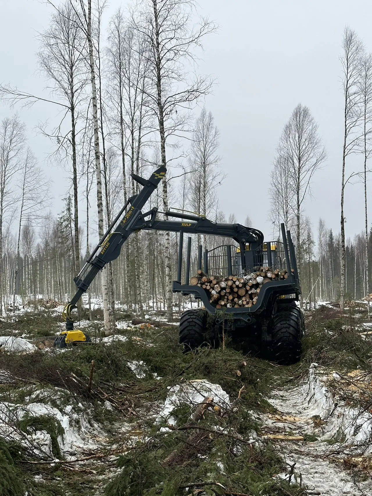 Forestry Skidder Crane Forwarder Machine - Efficient Log Transport