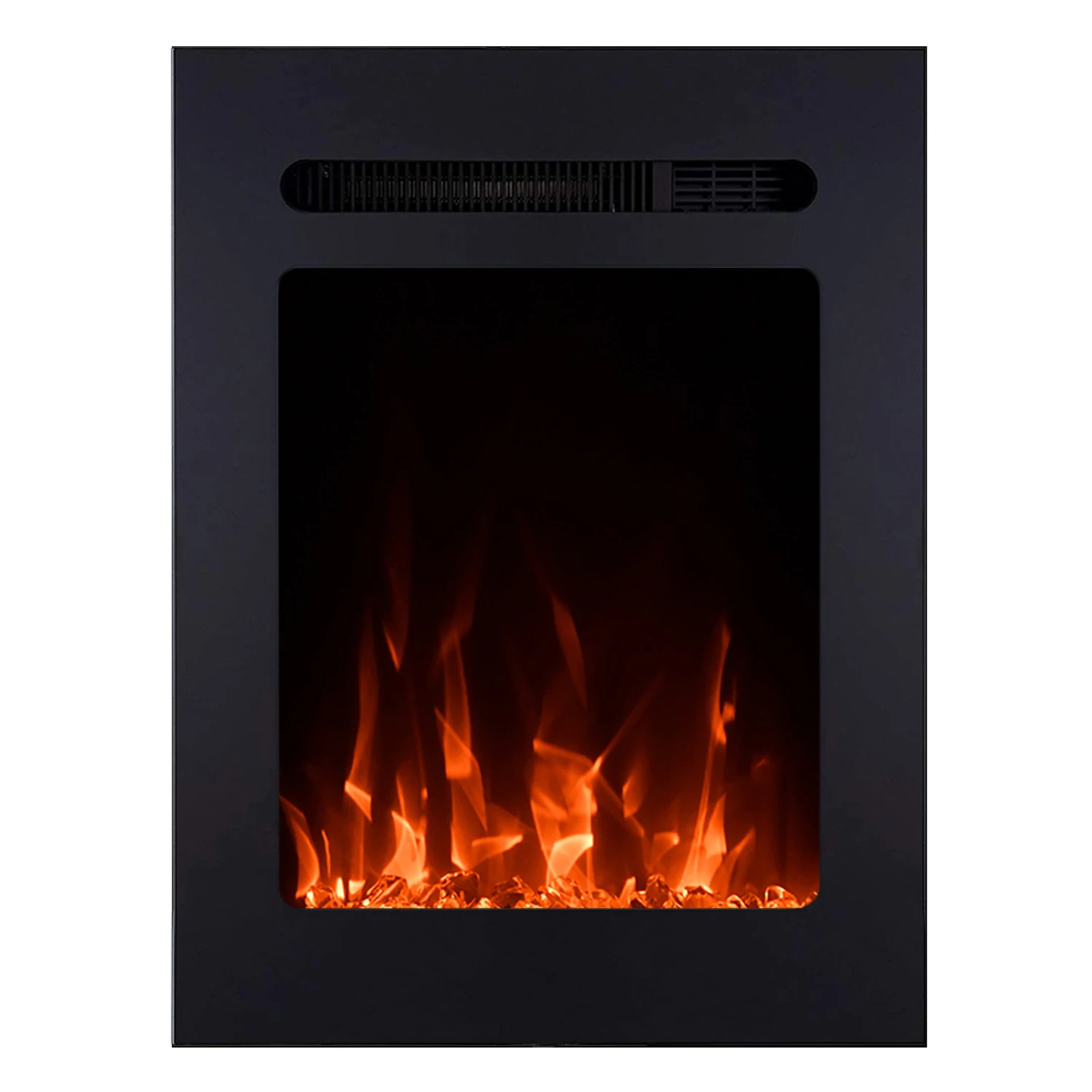 18" Vertical Decore Flame Modern High Quality Electric Fireplace Remote ...