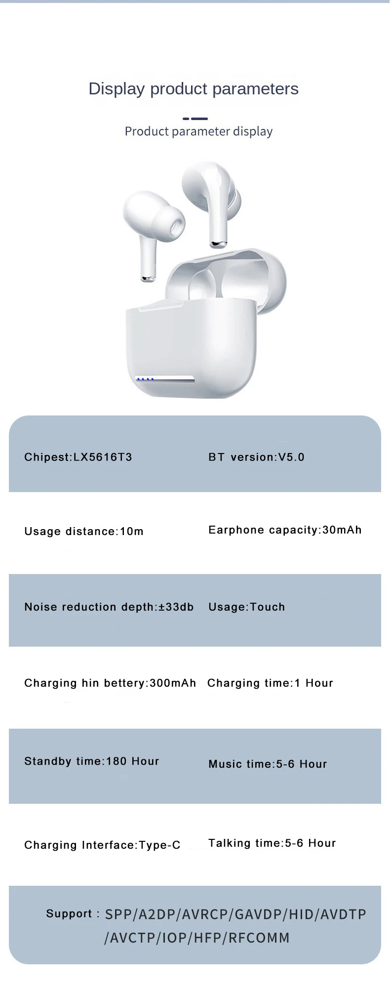 Promotional Price Hot Selling Air Buds Tws Pro Earphone Wireless ...