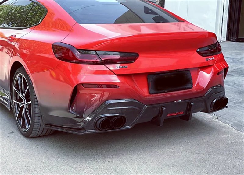 TK Style Carbon Fiber Front Bumper Lip Side Skirts Rear Diffuser Rear ...