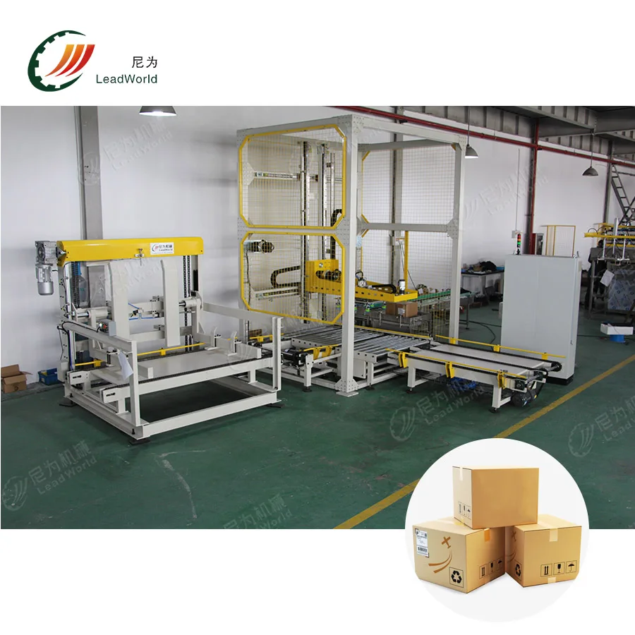 Pallet Destacker and Slip Sheet Dispenser - Automatic Line