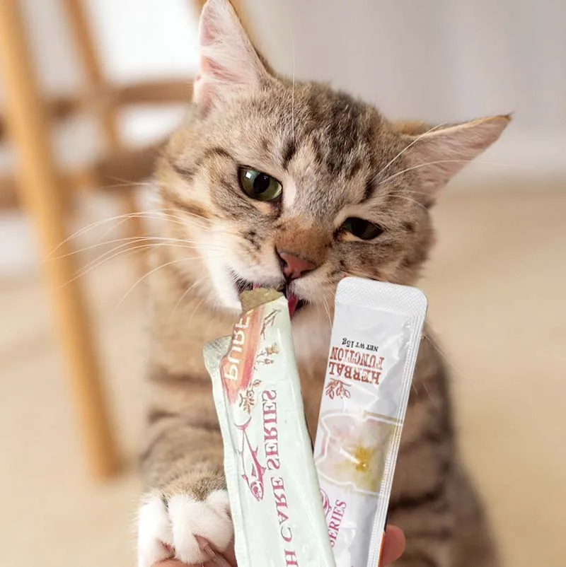 15g Delicious Cat BarsTreat Snack cat Food Liquid Pet Food Supplement ...
