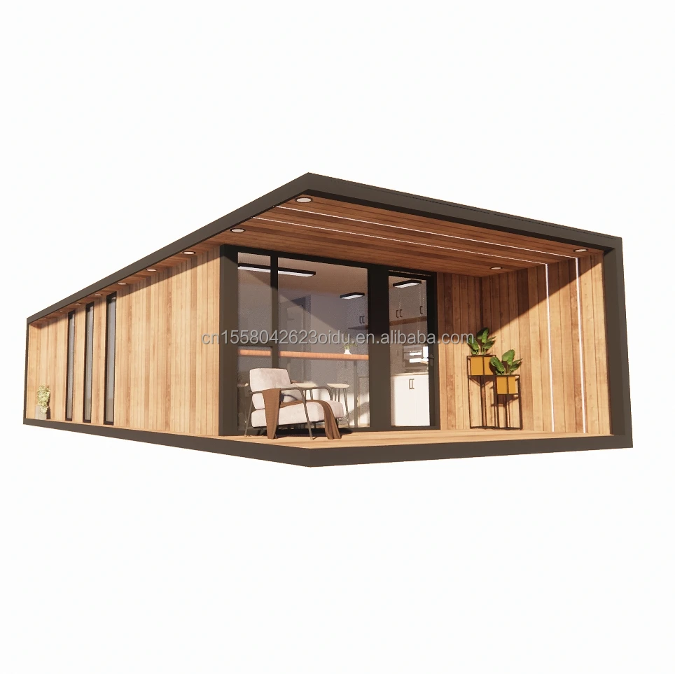 Modular 2-3 Bedroom Prefab Flat Pack Mobile Garden Cabin