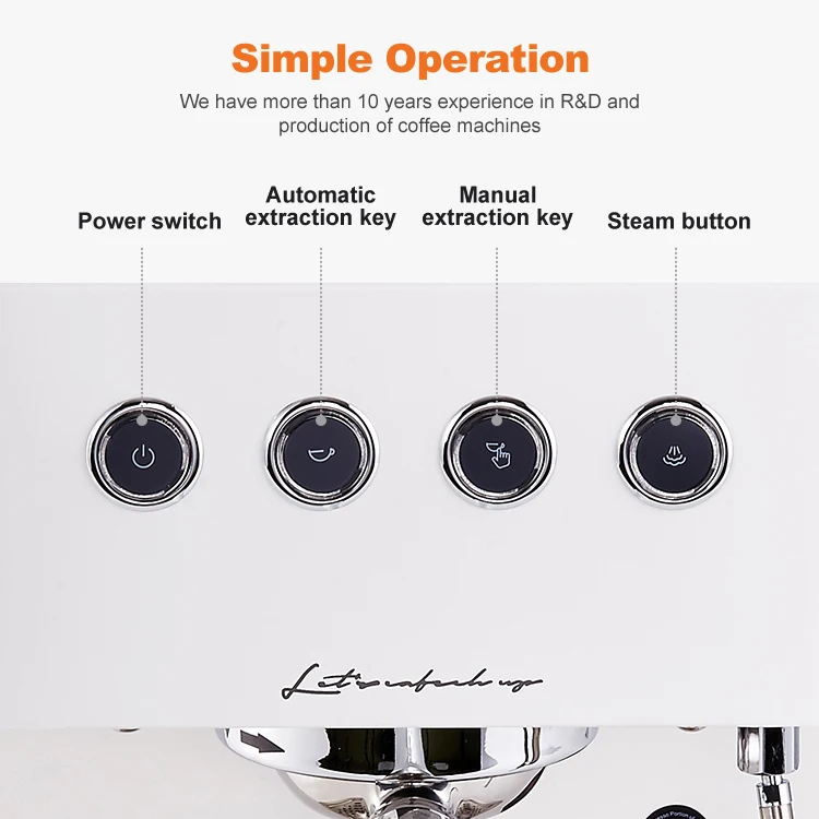 Gemilai CRM3005G Italian Manual Espresso Coffee Machine - Compact ...
