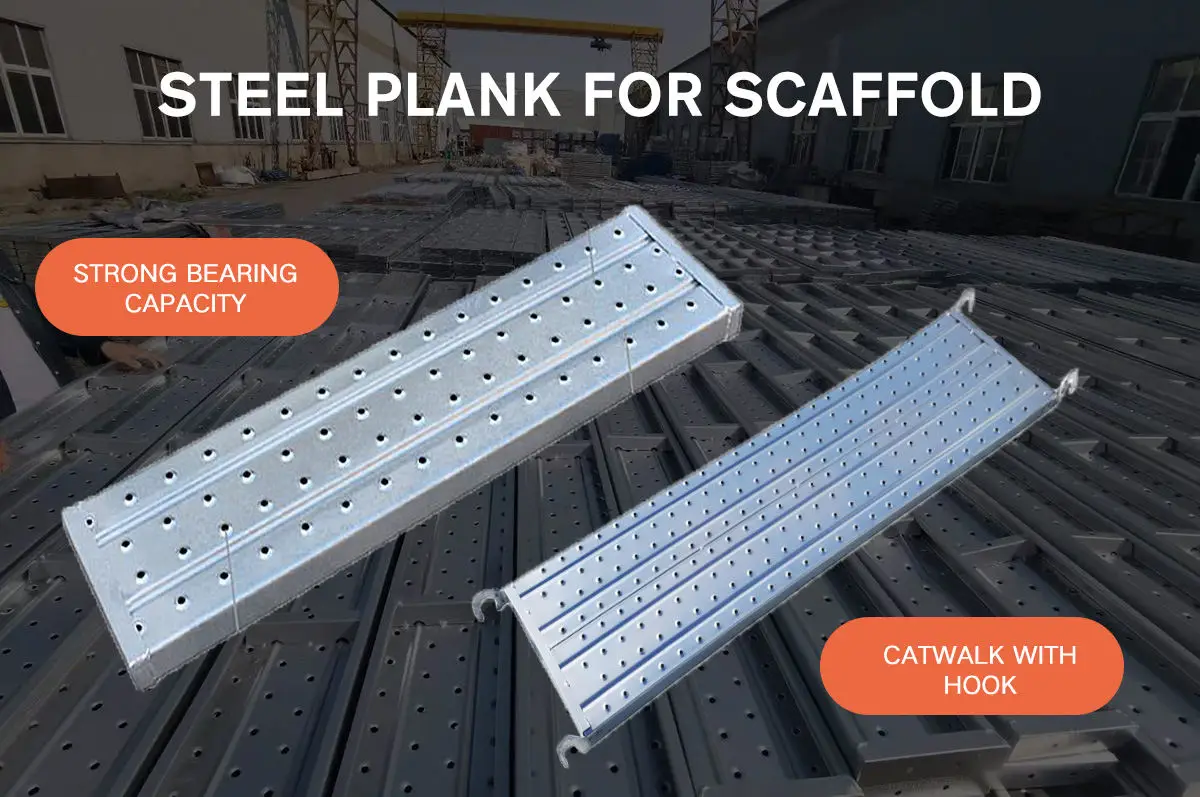 HRT Low Price Galvanized Metal Walk-Through Scaffolding Plank Platform ...