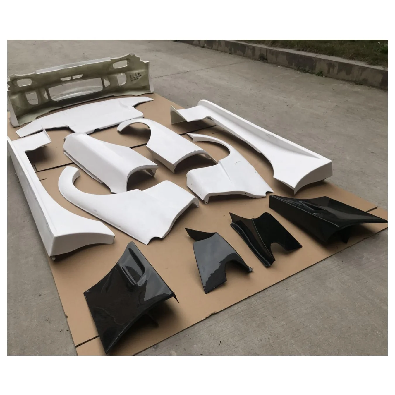 Frp Material Wide Body Kits Fit Mazda Rx7 Fd Re-gt With Front Bumper ...