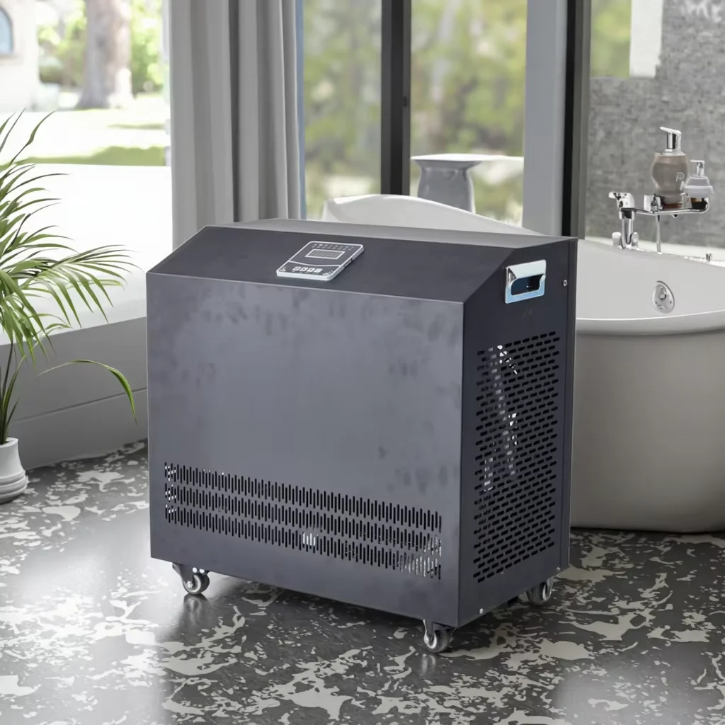 0.5hp/1hp Industrial Air-cooled Water Chiller Compressor Accurate Ice ...