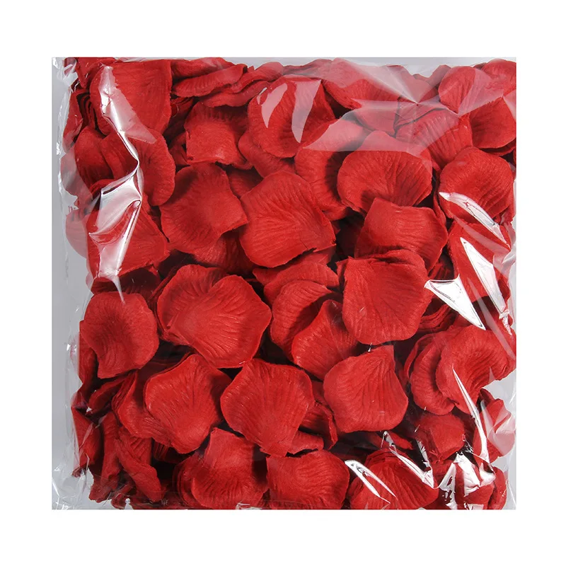 Red rose petals Flower Petals Artificial Silk Rose Petals For love ...