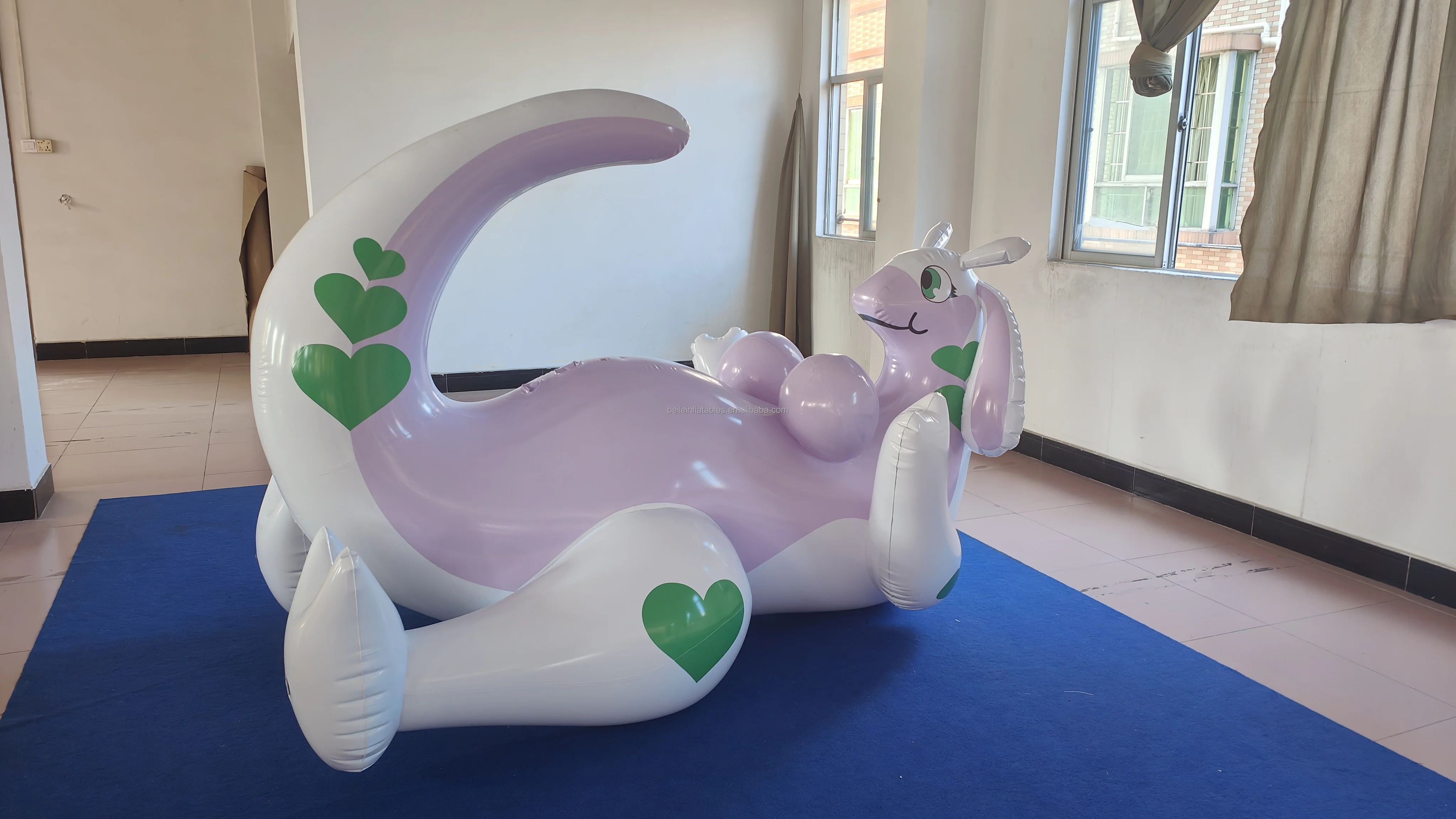 Beile Custom Light Purple Pvc Inflatable 2.2m Dragon With Sph ...