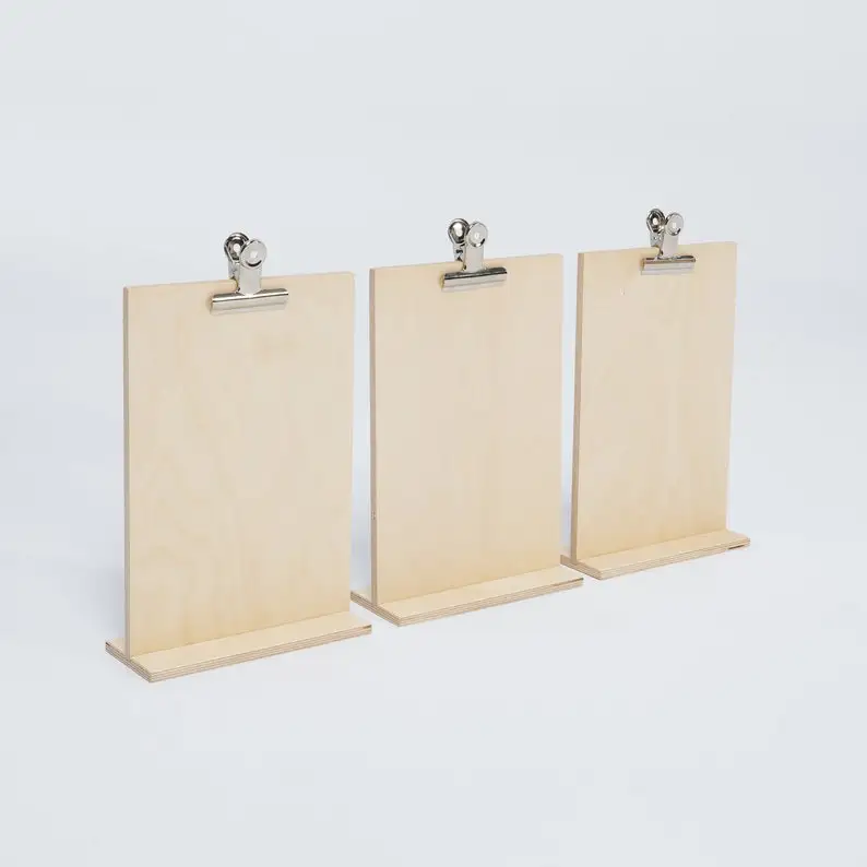 Retail Sign Display Holder,Standing Menu Board,Detachable Wooden ...