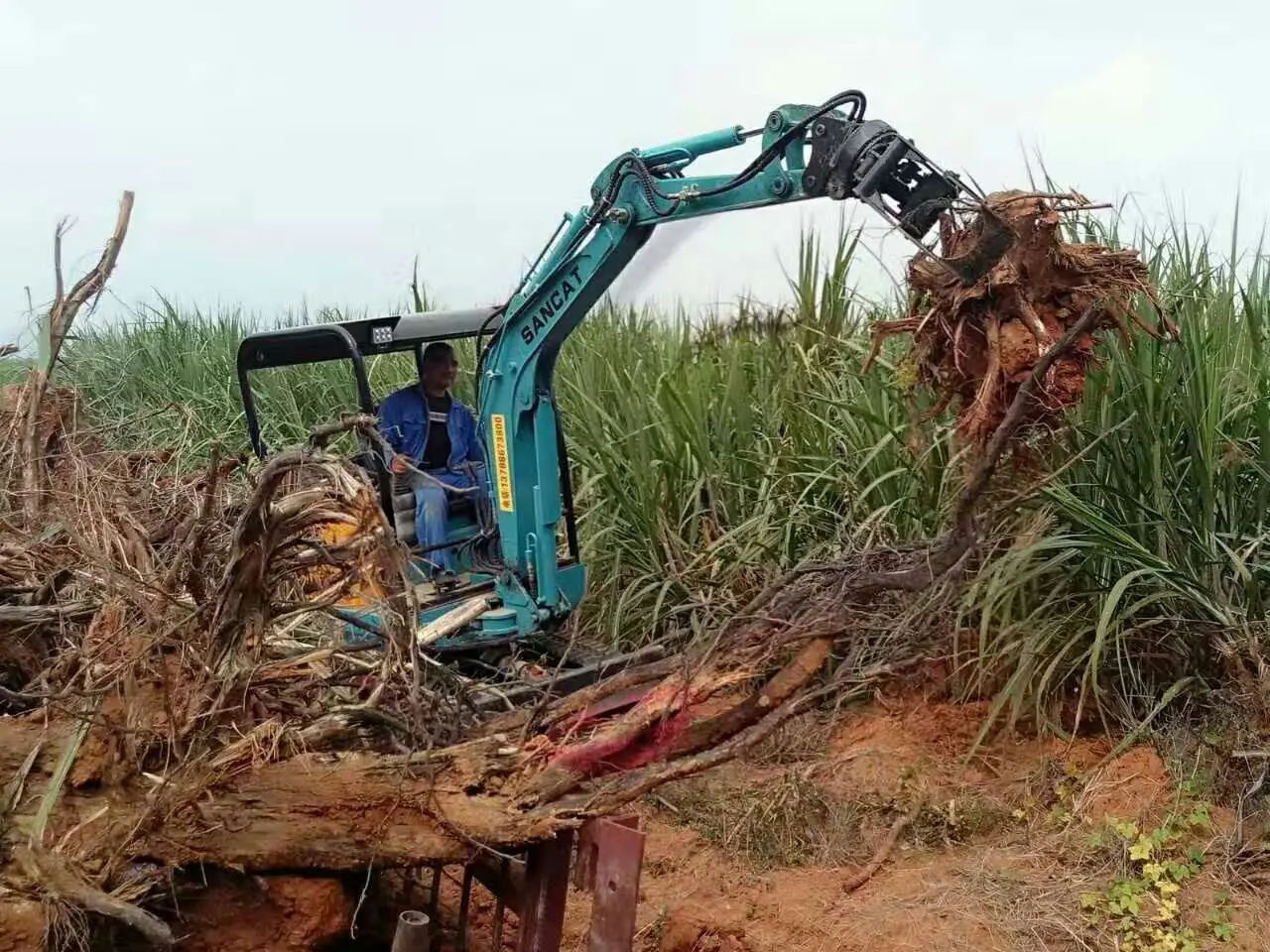 Forestry Machinery Grapple Log Loader Xuvol 50p With Hydraulic 360 ...