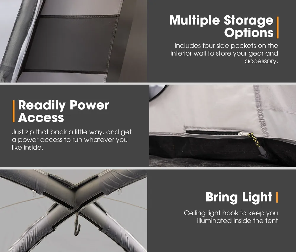 San Hima Professional Waterproof Inflatable Bivvy Tents Outdoor Camping ...