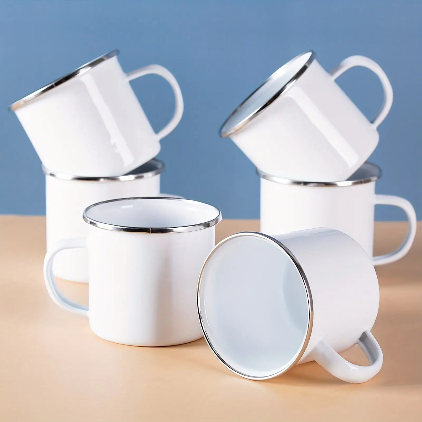 Customized Classic Enamel Mugs for Coffee & Tea - OEM Accepted
