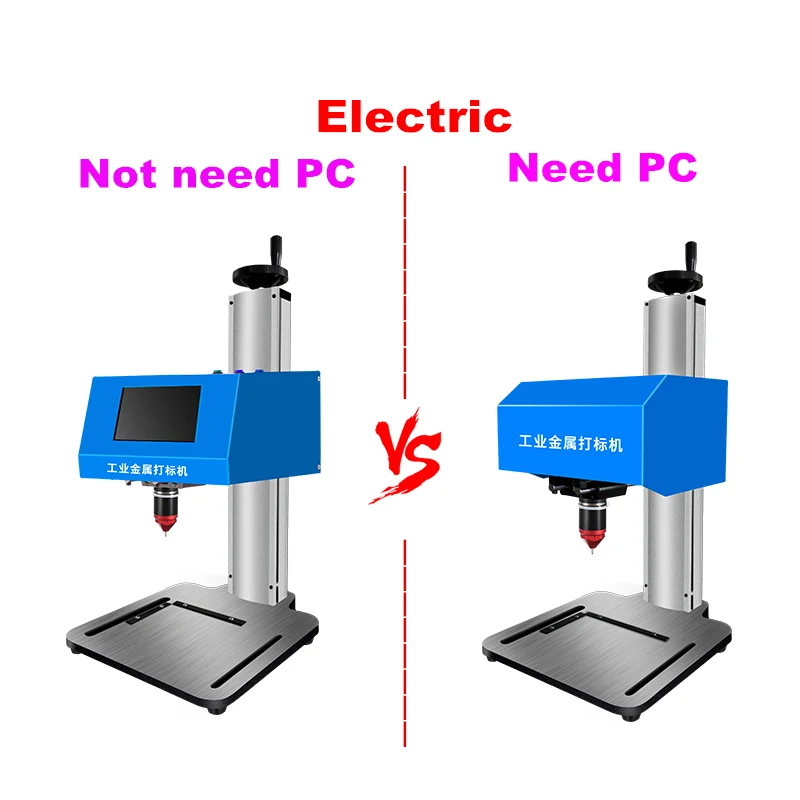 300*200mm Portable Metal Nameplate Marking Engraving Machine Touch ...