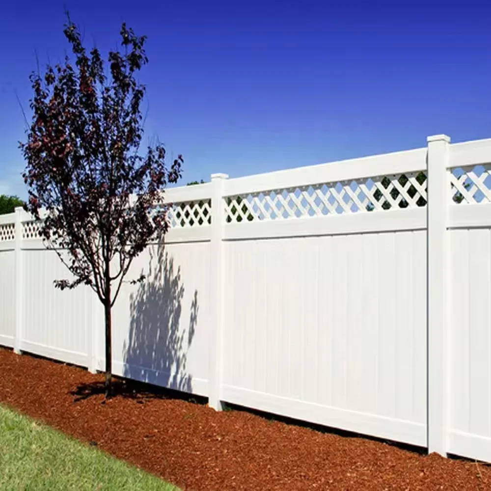 Fentech Vinyl Clad Pvc Plastic Fence Easy Installation Privacy Fence ...