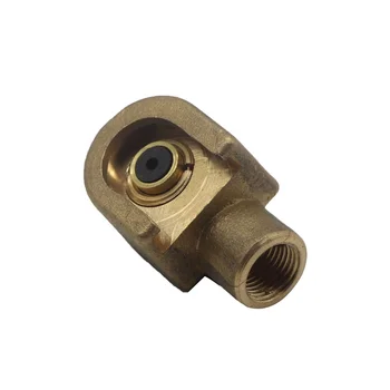 Syd-946 1/8-27 Npt Button Head Brass Grease Gun Adapter For Grease Gun ...