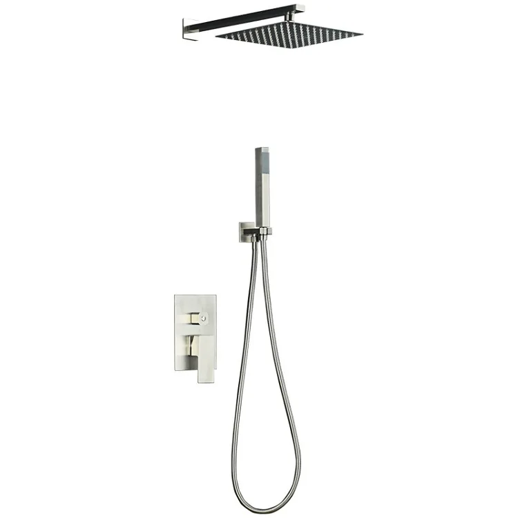Smart Control Concealed Built-in 2-Way Rainfall Shower Set