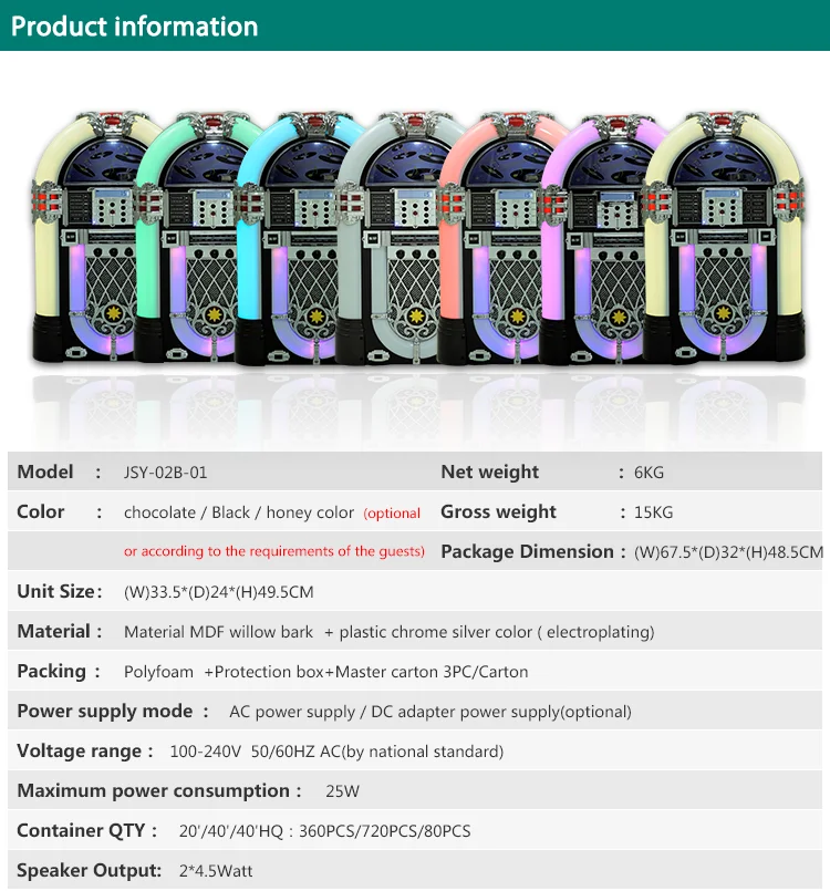 Mini Size Desk-top Jukebox Small and Unique Cd Player Bt Digital ...