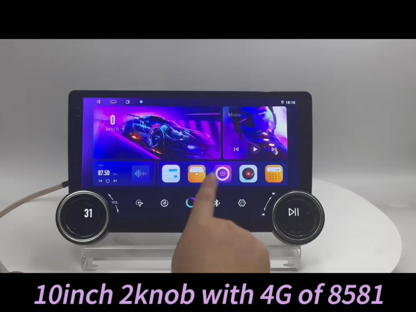 10 Inch Diamond 2k Universal Car Play Touch Screen Car Stereo Android ...