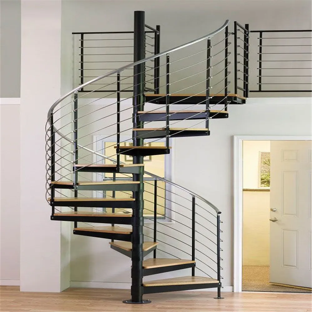 Prima Staircase - Modern Stainless Steel Curved Stairs