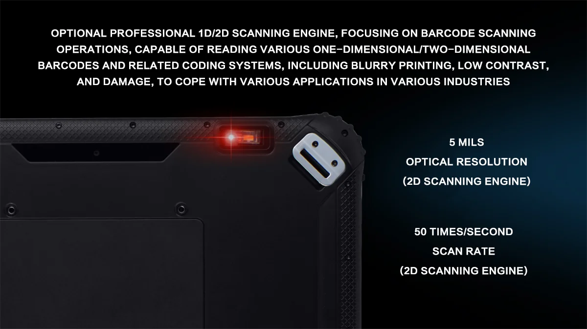 Rugged Tablet 12 Inch Windows 11 Os Industrial Ip65 Tablet With Barcode ...