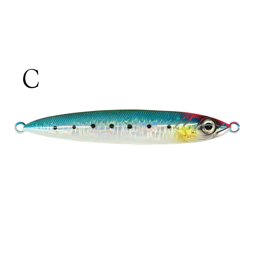 3d Scales Uv Printing Deep Sea Luminous Sinking Metal Jigs 300g Speed Jigging Fishing Bait ...