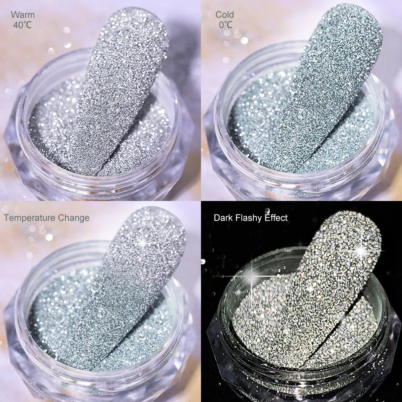 Shiny Crystal Glitter Nail Diamond Powder For Nail Beauty - Buy Glitter ...