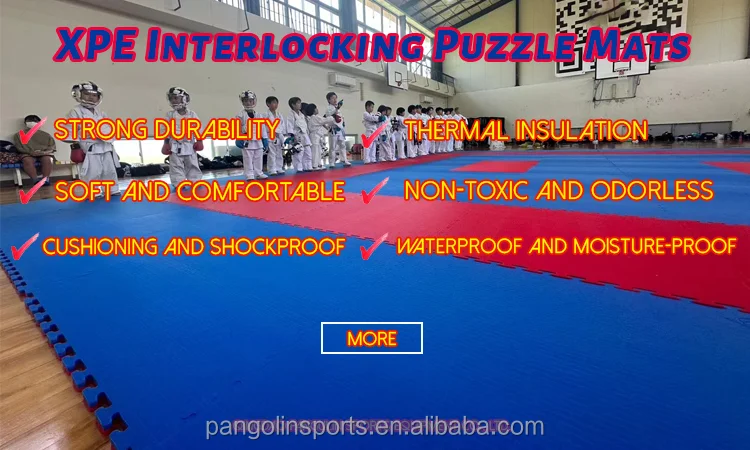 XPE Foam Tatami Puzzle Mats - WKF Approved Taekwondo Floors